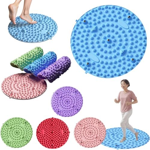 Amazon.co.jp: Foot Massage Pad, Foot Mat Round Massage Mat, Foot ...