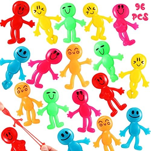 96 Pcs Stretchy Bendable Man, Treasure Box Toys for Classroom ...