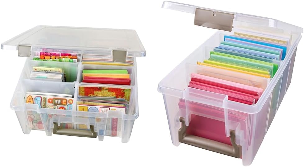 Amazon.com: ArtBin Super Satchel Compartment Box - Stackable Durable ...