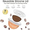 Amazon.com: VIVI SKY Reusable Coffee Capsule Lids Work with Nespresso ...