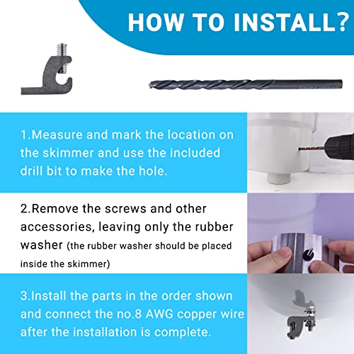 Pool Bonding Kits for Above Ground Pools, Ensure Contact with Water at ...