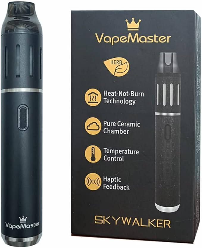 VapeMaster Skywalker Dry Herb Vaporizer, Portable Herbal Vaporizer, No ...