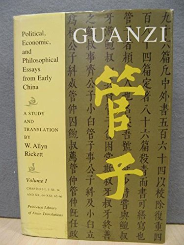 Amazon.com: Guanzi: Political, Economic, and Philosophical Essays from Early China : A Study and ...