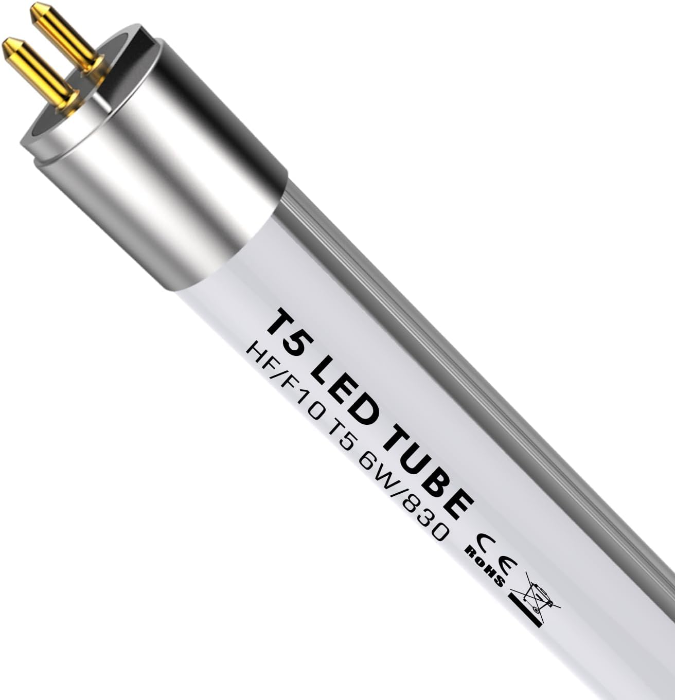 IHYCTV F6T5CW LED Tube T5 9 inch 4W 520Lm 4000K Cool White, T5 LED ...