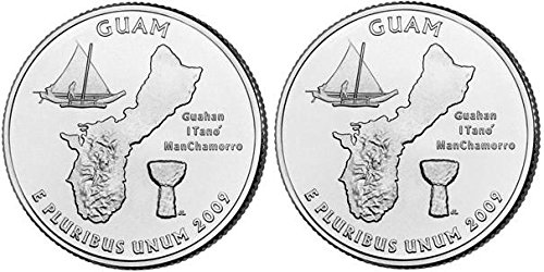 2009 Guam State Quarters (Philadelphia & Denver Mints) Uncirculated at ...