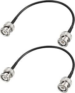 Amazon.com: uxcell BNC Male to Male Coaxial Jumper Cable 50 ohm 6 inch RG174 for Video Signals ...