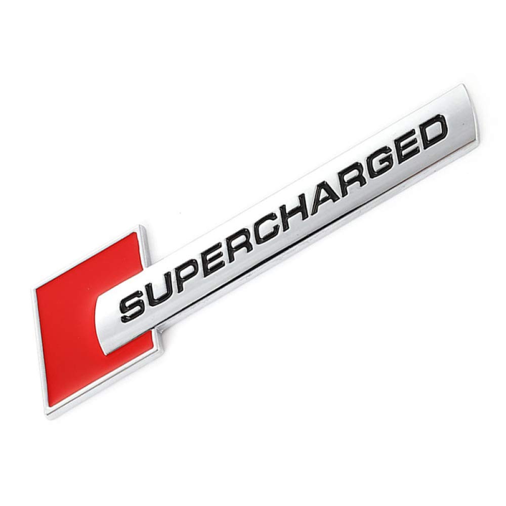 Buy TAYDMEO 3D Car Sticker Emblem Sport Auto Badge Decal,for Supercharged Logo Car Body Sticker ...