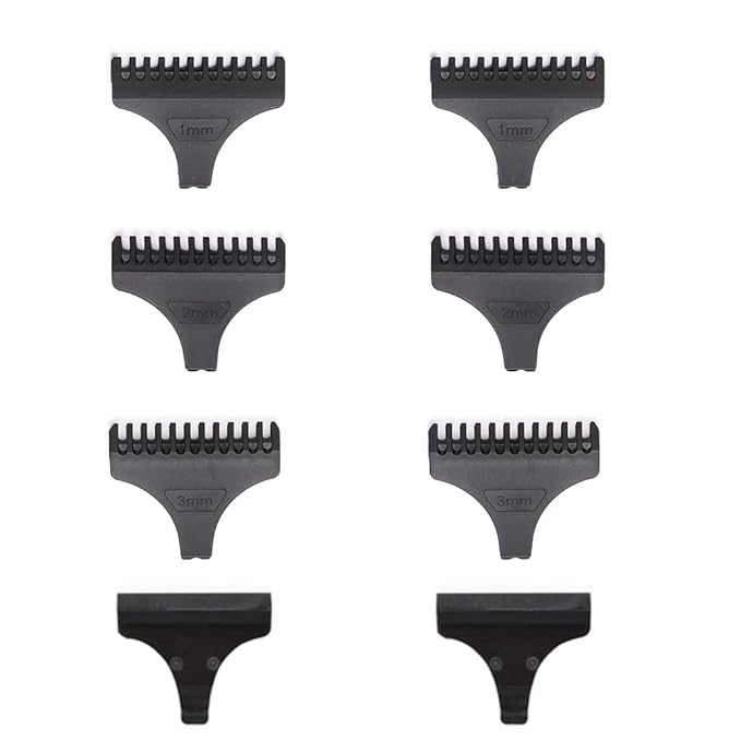 Amazon.com: TorSor 8 Pack Hair Clipper Limit Comb Guide 1MM 2MM 3MM ...