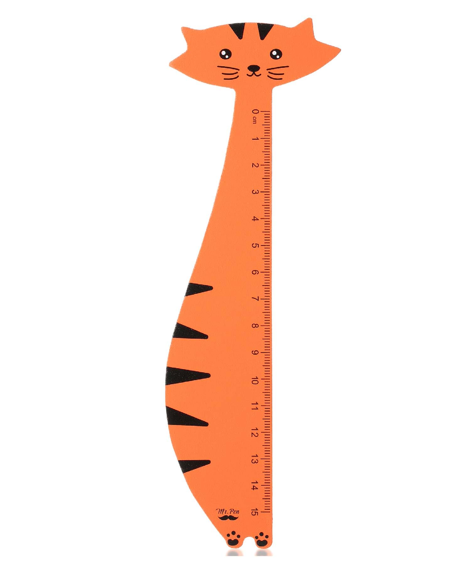 Amazon.com : Mr. Pen- Wooden Ruler, 15cm, Tiger Wood Ruler, Centimeter ...