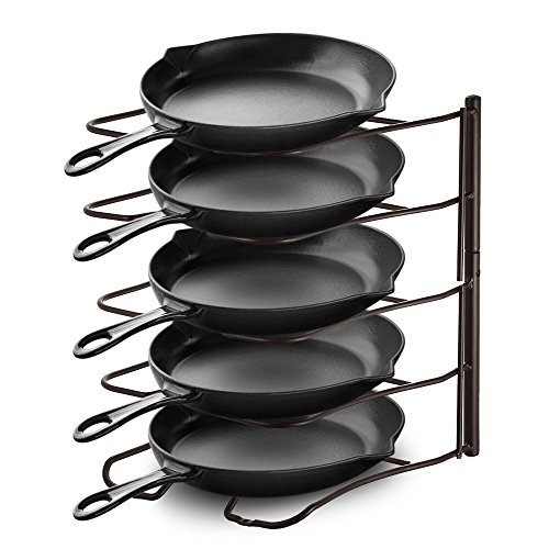 Buy Pot Lid Organizer, Magicook Pan and Pot Lid Organizer Rack Holder ...