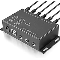 Amazon.com: Infrared Repeater System IR Repeater Kit Control Up to 10 ...