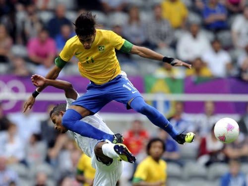 Amazon.com: omgposters DJ0534 Neymar da Silva Jump Brazil Football ...