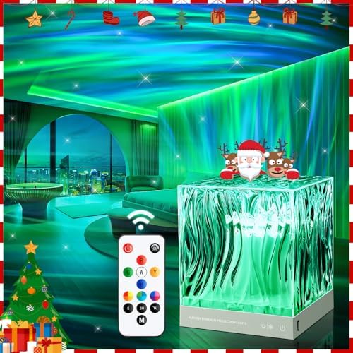 HUMIIEYE Northern Lights Projector, 16 Light Color Aurora Night Light ...