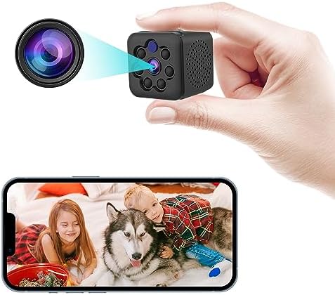 Amazon.com : Crazytree Mini Wireless WiFi Camera, 1080P Nanny Camera ...