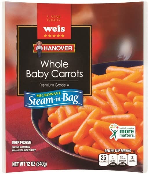 Amazon.com: Weis Signature Collection, Carrots Whole Baby, 12 Ounce ...