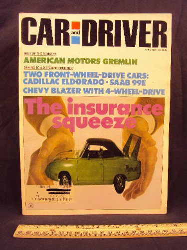 1970 70 April Car and Driver Magazine (Features: Road Test on Cadillac ...