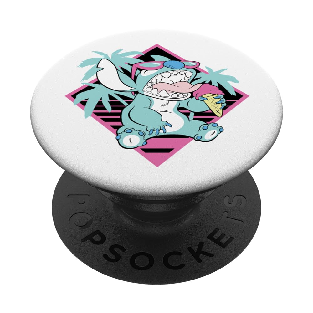 Amazon.com: Disney Lilo & Stitch Ice Cream Retro 90s Beach PopSockets ...