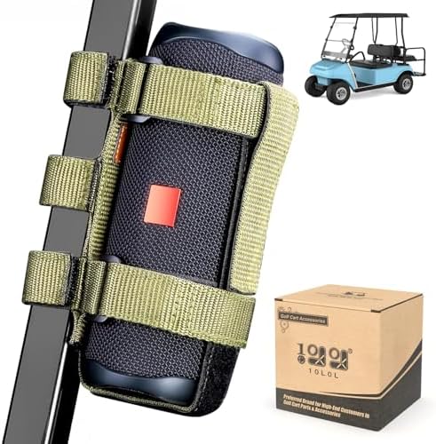 Amazon.com: 10L0L Speaker Mount for Golf Cart,Portable Speaker Holder with Adjustable Strap fit ...