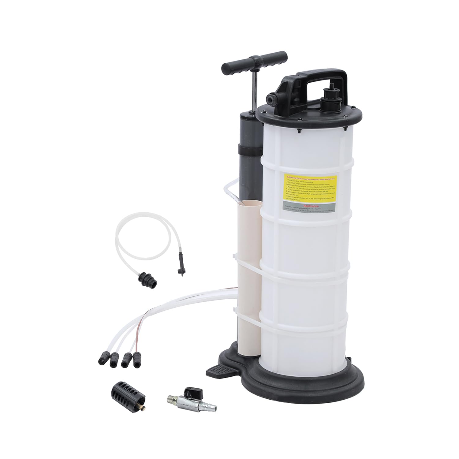 KATSU Manual Pneumatic Oil Extractor Pump 9 L Fluid Evacuator Motor ...