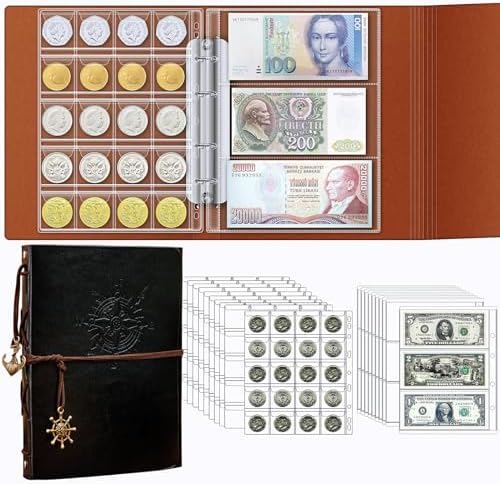 Amazon.com: Ettonsun Coin Collection Book Holder for Collectors, 200 ...