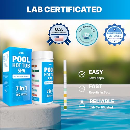 Swimming Pool and SPA Test Strips,Hot Tub Test Strips 7 in 1-150 ...