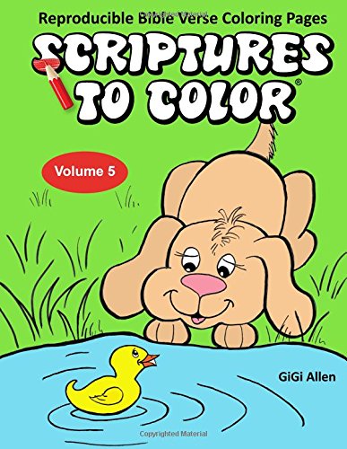 Scritpures To Color Volume 5: Reproducible Bible Verse Coloring Pages ...
