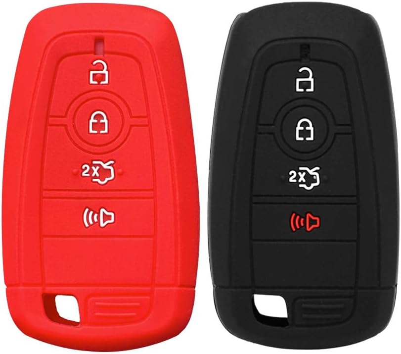 Amazon.com: Suvnie 2 PCS Silicone Key Fob Cover, Smart 5 Button Key Fob ...