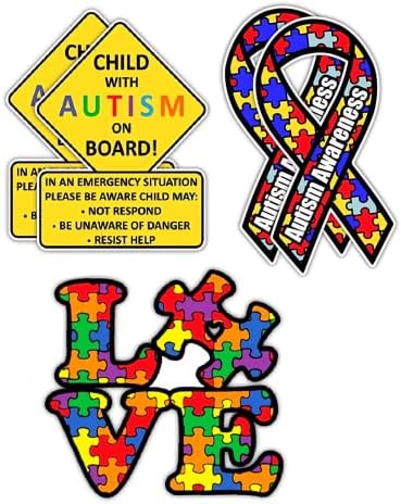 Amazon.com: Autism Awareness Sticker Car Safety Decal for Child in ...