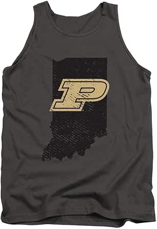 Amazon.com: Purdue University Official Indiana Unisex Adult Tank Top ...