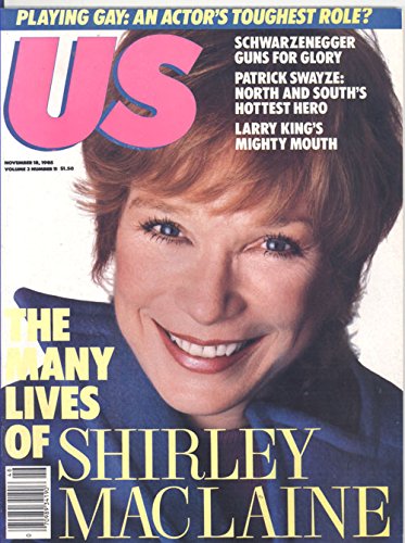 Us Magazine November 18, 1985 (Shirley Maclaine on Cover): Various ...