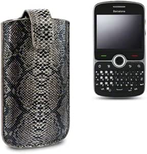 Amazon.com: ORANGE BARCELONA PU SNAKESKIN POUCH BY CELLAPOD CASES