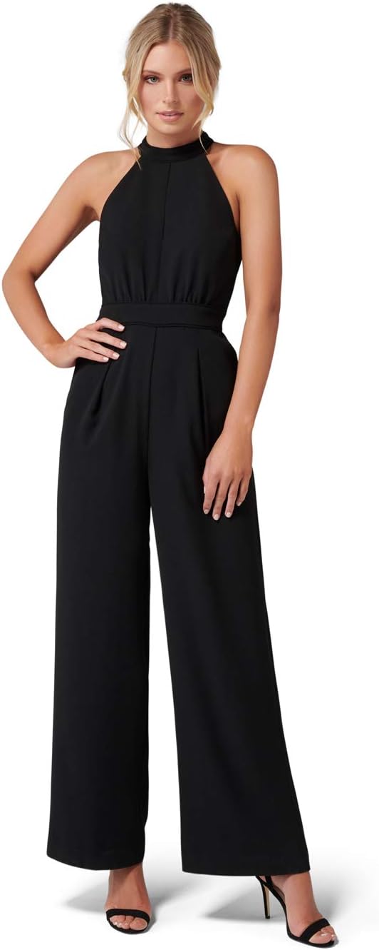 Ever New Womens Megan Halter Jumpsuit Black at Amazon Women’s Clothing ...