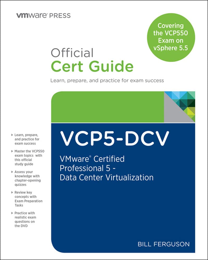 VCP5-DCV Official Certification Guide (Covering the VCP550 Exam ...