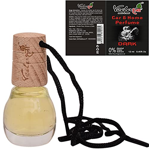 Vedashree Round Bottle Hanging Car Perfumes (5ml, 2 Pack), Dark ...