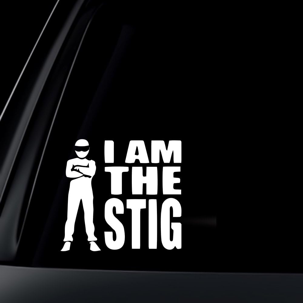 Amazon.com: I Am The Stig - Top Gear - Vinyl Vehicle Sticker : Automotive