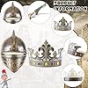 Amazon.com: 24 Pcs Medieval Knight Party Decorations Paper Knight ...