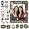 18th Black Gold Inflatable Photo Booth Selfie Frame,18th Birthday Party ...