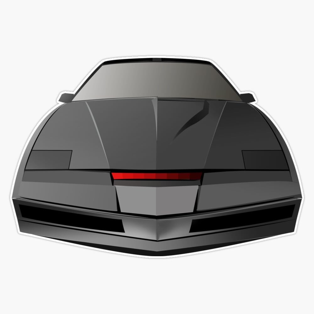 Amazon.com: MAGNET Knight Rider Kitt Car Magnetic Vinyl Sticker 5 ...