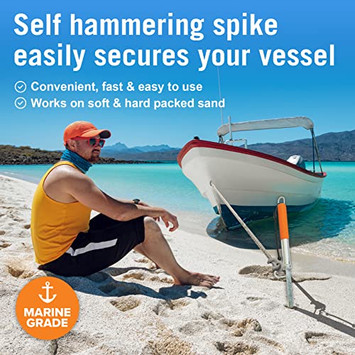 Snapklik.com : Sand Spike Boat Anchor Pole For Boats Jetski Pontoon ...