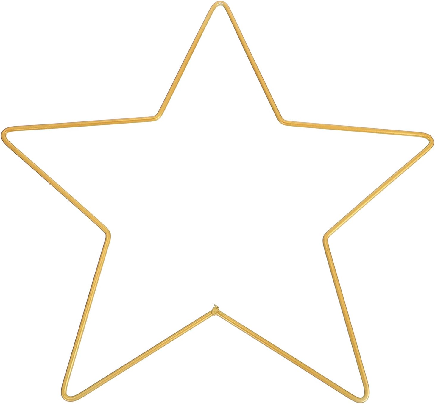 Amazon.com: Star Wire Wreath Form Iron Metal Star Wreath Frame ...