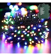 BrizLabs 1000 LED Weihnachtsdeko Lichterkette Außen, 25M Warmweiß ...