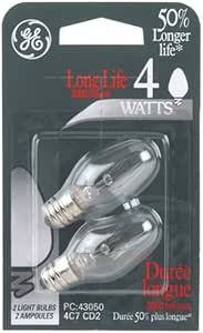 4W CLEAR NIGHTLIGHT C7 2CD (Pack of 2) - Night Lights - Amazon.com