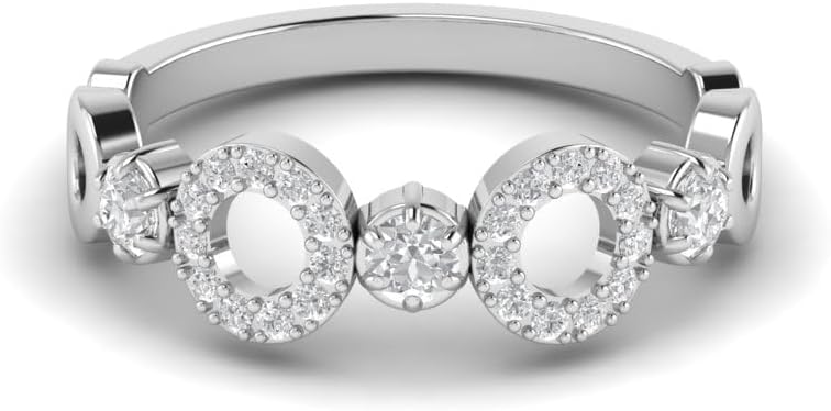 Amazon.com: DJA 925 Sterling Silver Cubic Zirconia Cut Round Crystal ...