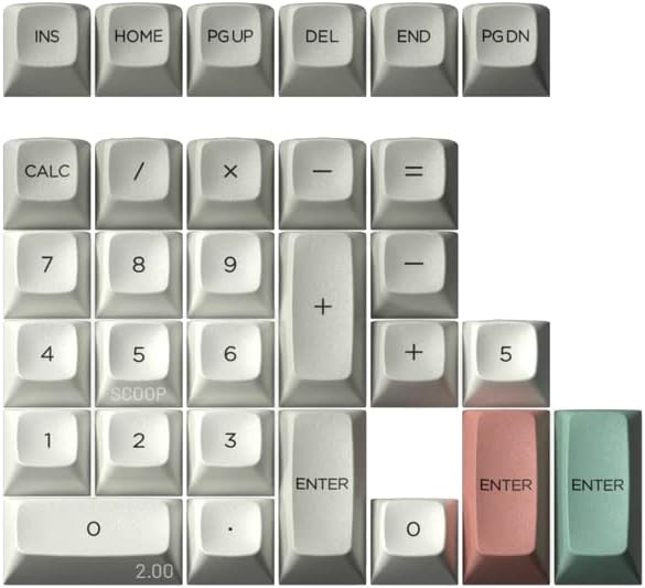 Amazon.com: DROP MiTo MT3 9009 PBT Keycap Set, PBT Hi-Profile, Cherry ...