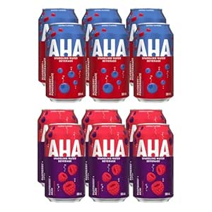 Amazon.com: AHA Sparkling Water - Calorie Free, Sweeteners Free, Natural Flavor - Pack of 12 (6 ...