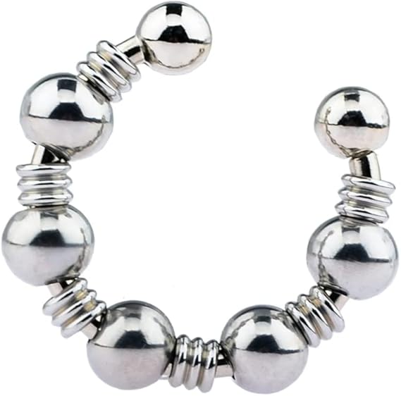 Stainless Steel Men's Penis Ring Metal Beaded Penis Ring Glans Ring ...