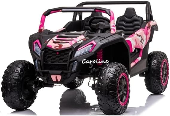 Caroline RAIZER RZR 2022 24voltios Rosa Camuflaje A032 PODEROSO Llantas ...