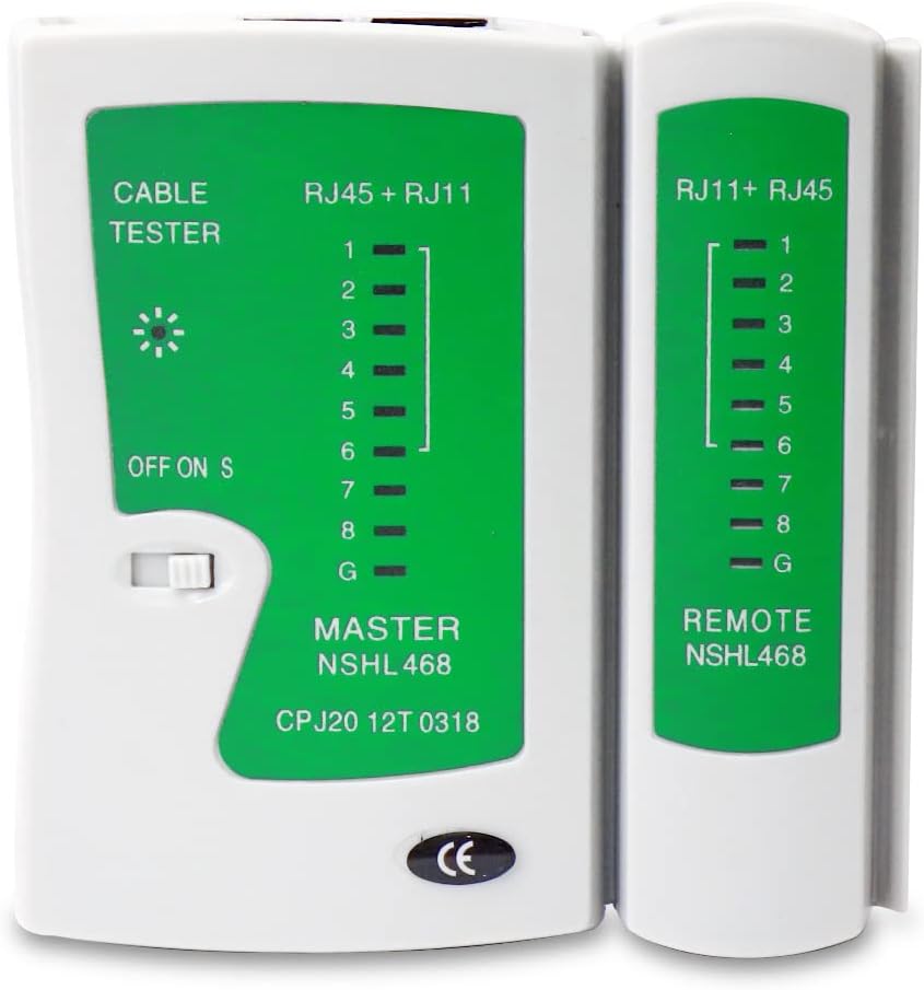 Electronic Spices RJ45 and RJ11 Network LAN Cable Tester with LED ...
