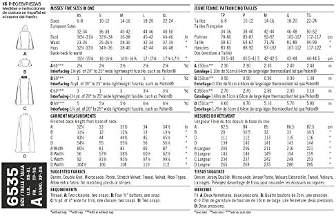 For Ladies New Look New Look Pattern 6535 Misses' Capes In Four Lengths ...