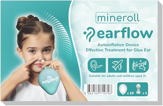 Amazon.com: EARFLOW Autoinflation Device for Glue Ear Treatment ...